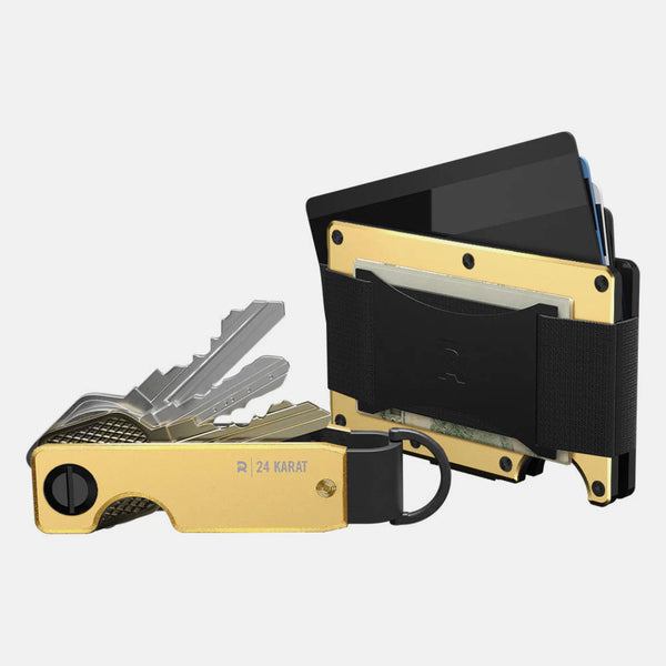 The Ridge: Wallet + Keycase Kit | Gold