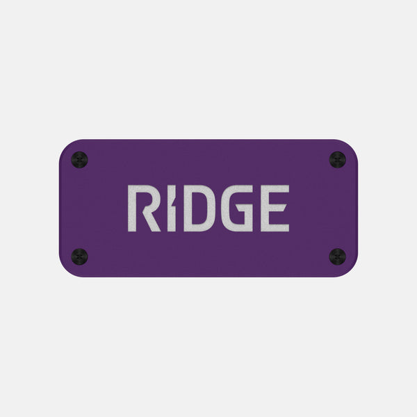 Ridge Logo Plate | Alaska Twilight