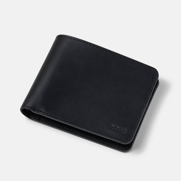 RIDGE | Wallet + KeyCase Kit - Bifold - Midnight Black Leather - Ridge