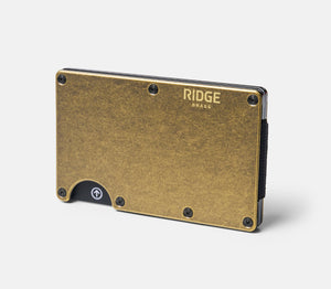 Ridge Wallet — Brass // The Ridge