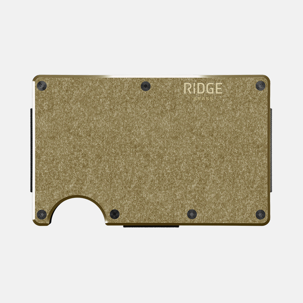 Ridge Wallet — Brass // The Ridge