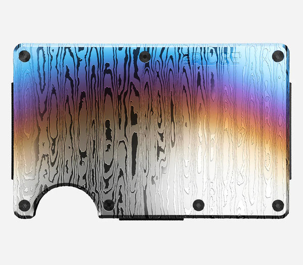Burnt Damascus Ridge Wallet