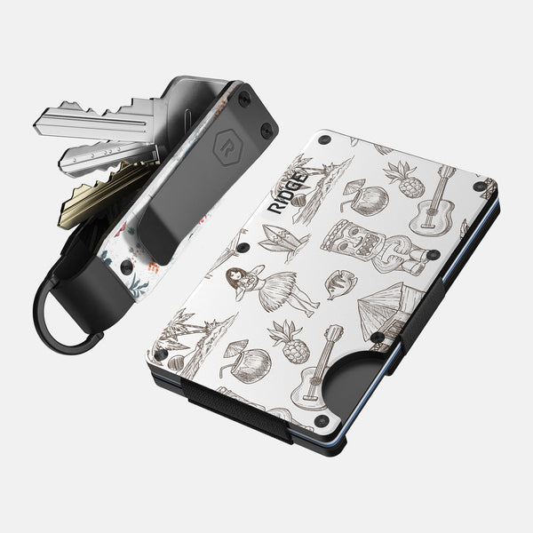RIDGE | Wallet + KeyCase Kit - Tiki + Aloha - Ridge