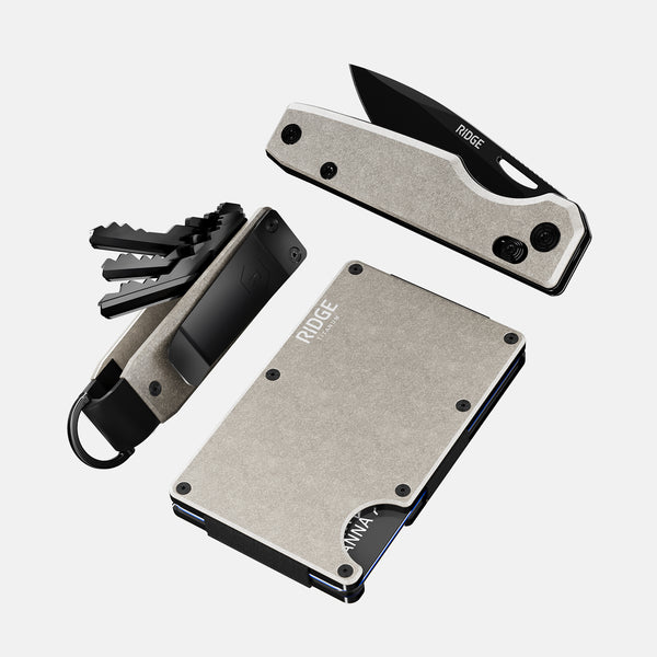 The Ridge: Wallet + Keycase + Everyday Folder Kit