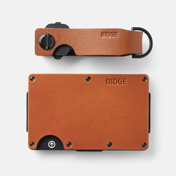 RIDGE | Wallet + KeyCase Kit - Tobacco Brown Leather - Ridge