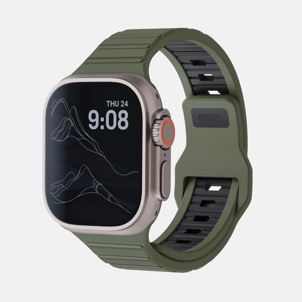 Everyday Watch Strap - Matte Olive - Ultra/46mm - Ridge