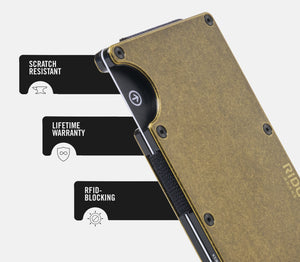 Ridge Wallet — Brass // The Ridge
