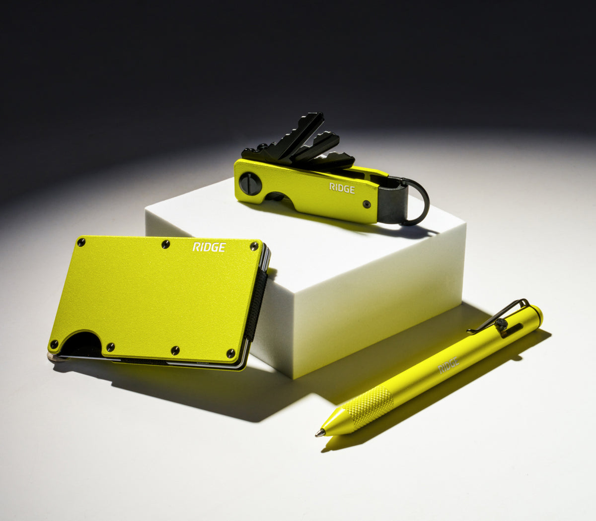 Ridge Wallet — Hyper Lime // The Ridge