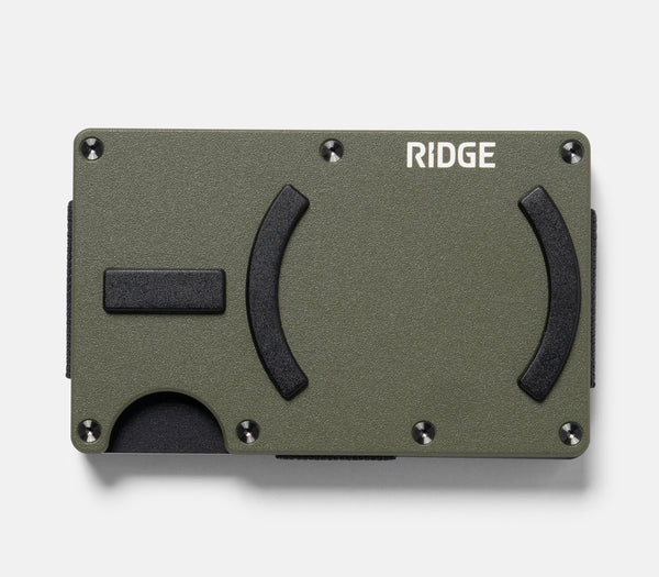 Ridge Wallet For MagSafe - Matte Olive | The Ridge