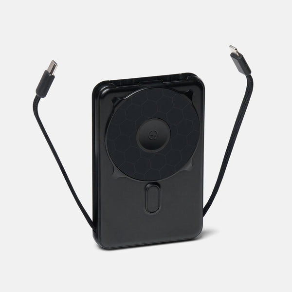 Modern Power Meets Modern Life | Magnetic Power Bank - Matte Black - Ridge
