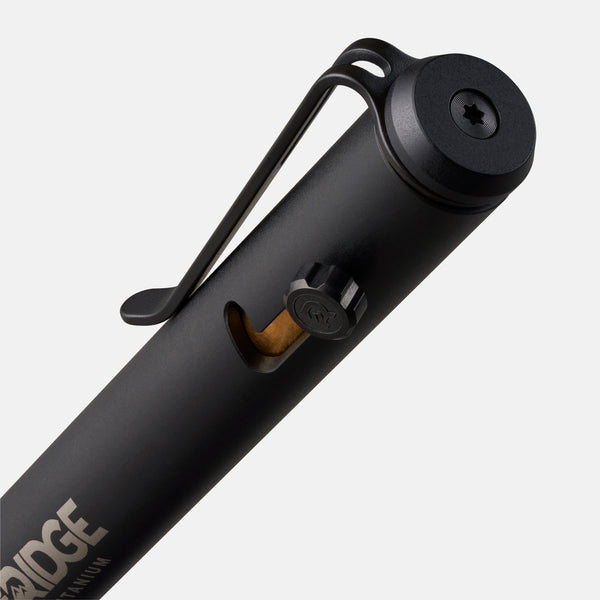 Matte Black Titanium Bolt Action Pen // The Ridge
