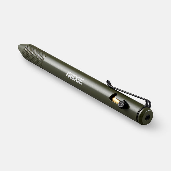Matte Olive Bolt Action Pen // The Ridge