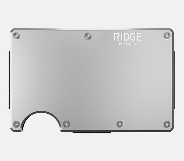 Ridge Wallet - Platinum | MONDAY THROUGH PLATINUM
