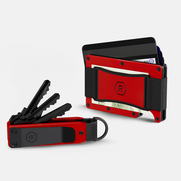 Ridge Wallet + KeyCase - Rodeo Red
