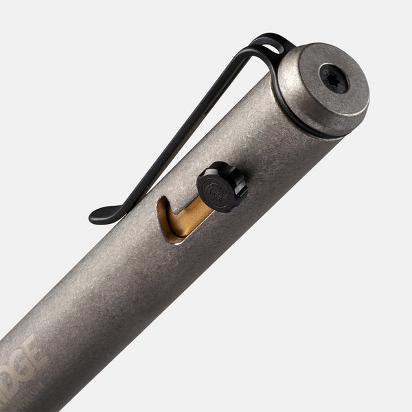 Stonewashed Titanium Bolt Action Pen // The Ridge