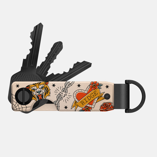 Ridge KeyCase - American Traditional Tattoo - Color | Art That Endures