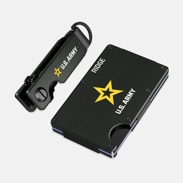 Ridge Wallet + KeyCase - U.S. Army | Officially Licensed Gear