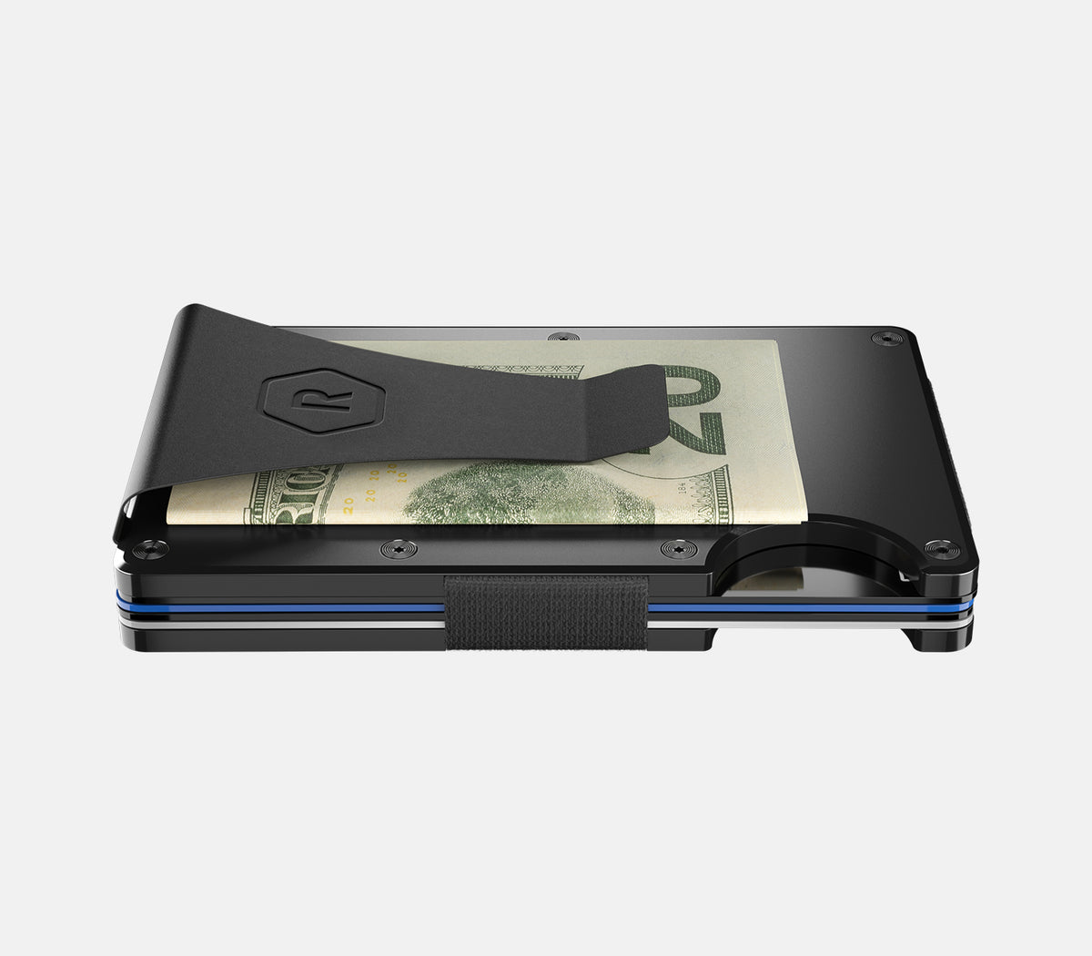 Aluminum Black Wallet - Strong & Durable | The Ridge