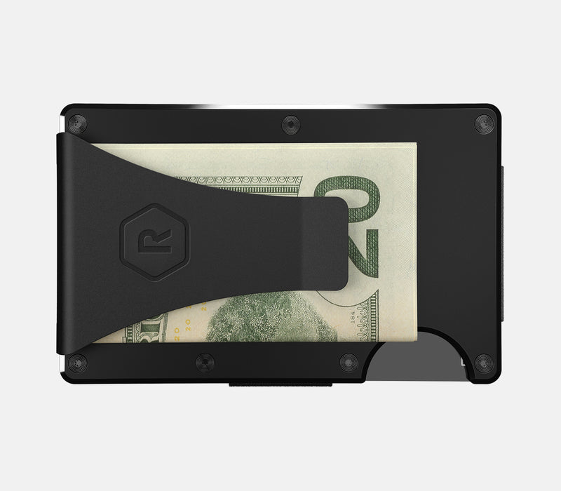 Aluminum Black Wallet - Strong & Durable | The Ridge