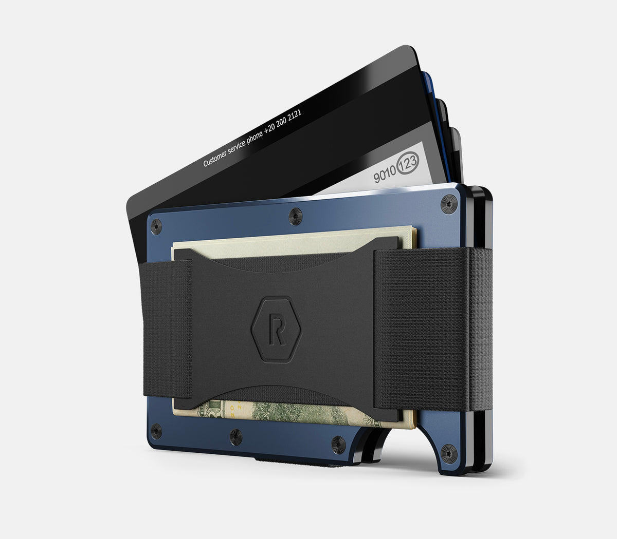 Navy Ridge Wallet — Sleek Aluminum // The Ridge
