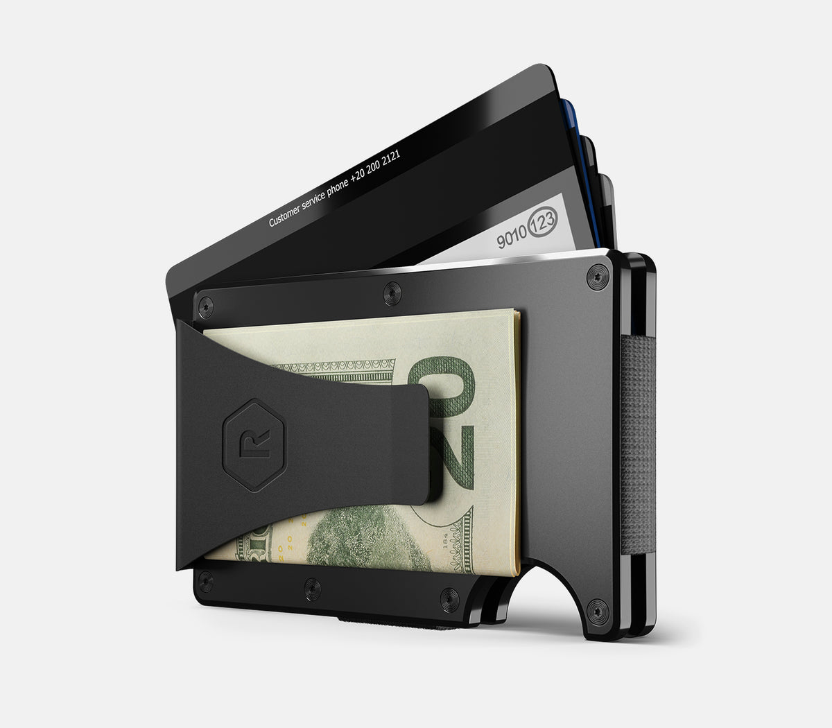 Aluminum Black Wallet - Strong & Durable | The Ridge