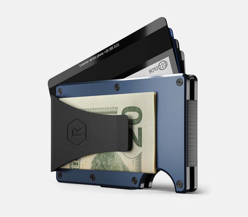 Navy Ridge Wallet — Sleek Aluminum // The Ridge