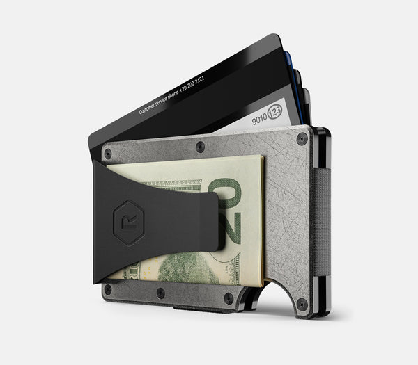 Titanium Stonewash Wallet - Strong & Durable | The Ridge