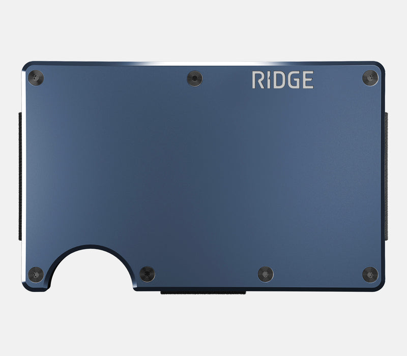 Navy Ridge Wallet — Sleek Aluminum // The Ridge