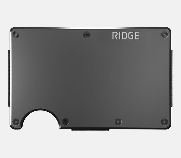Gunmetal Wallet: High-Grade Aluminum — Minimalist // The Ridge