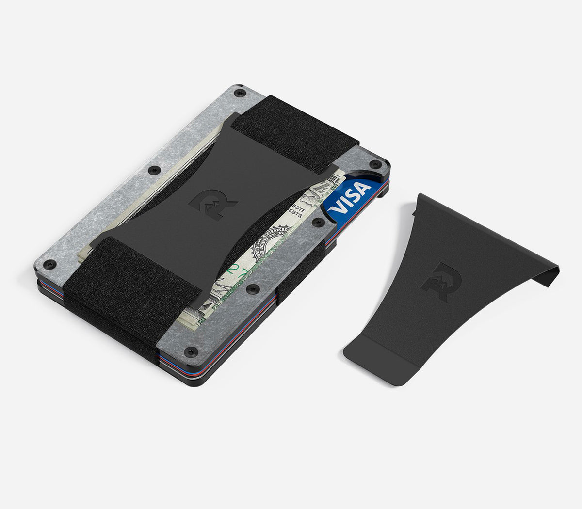 Titanium Stonewash Wallet - Strong & Durable | The Ridge