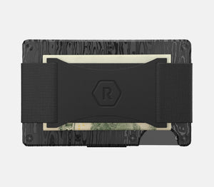 Black Damascus Ridge Wallet // The Ridge