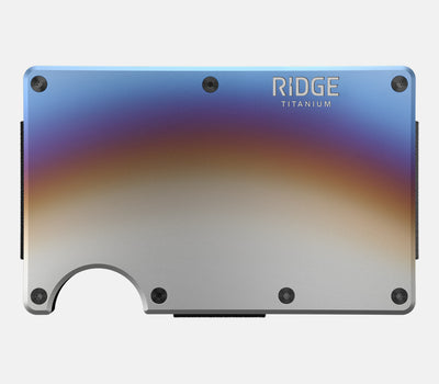 Burnt Titanium Wallet - Sleek & Durable | The Ridge
