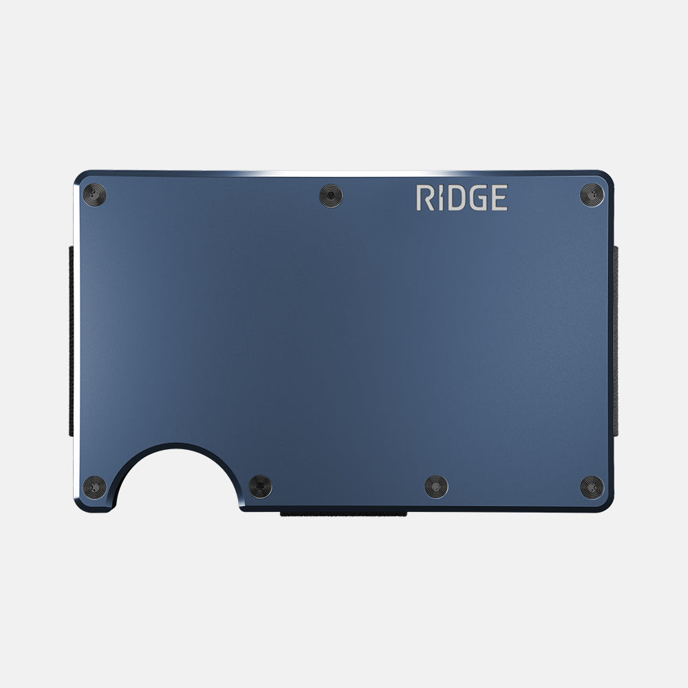 Navy Ridge Wallet — Sleek Aluminum // The Ridge