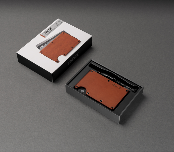 Ridge Wallet — Tobacco Brown | Leather - The Ridge