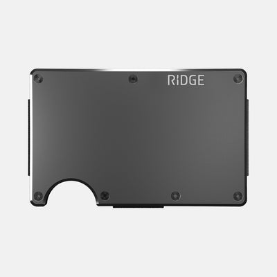 Gunmetal Wallet: High-Grade Aluminum — Minimalist // The Ridge