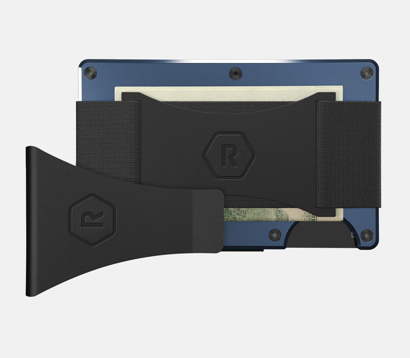 Navy Ridge Wallet — Sleek Aluminum // The Ridge