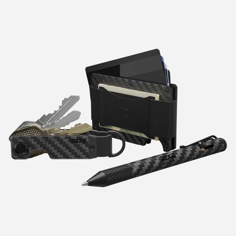 The Ridge: Everyday Carry Kit - Carbon Fiber 3k