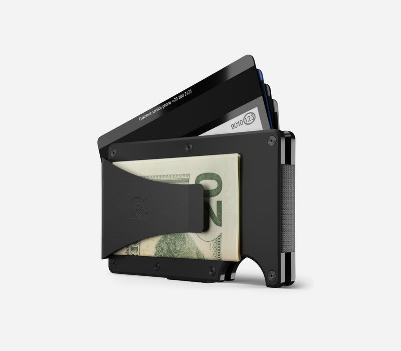 Black Titanium Wallet - Slim & Strong | The Ridge