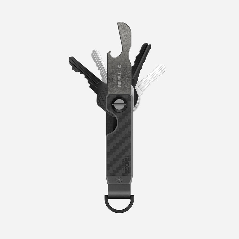 Bottle Opener - Stonewashed Titanium | The Ridge