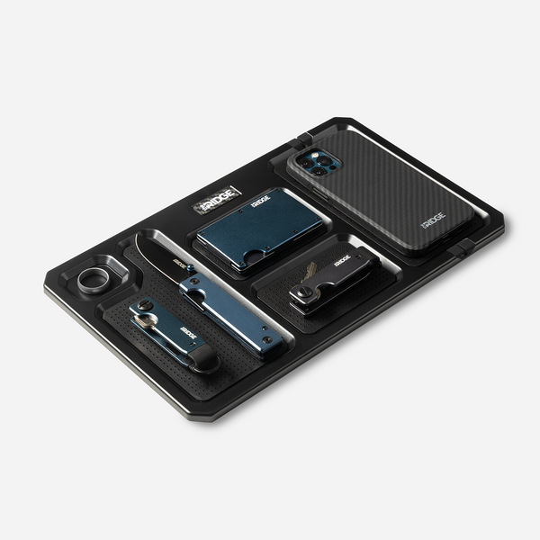 Valet Tray - Black - Ridge