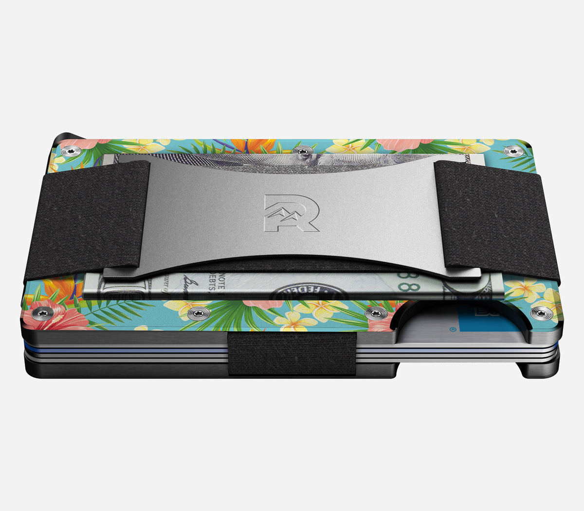 Vibrant Tropical Wallet — High-Grade Aluminum // The Ridge