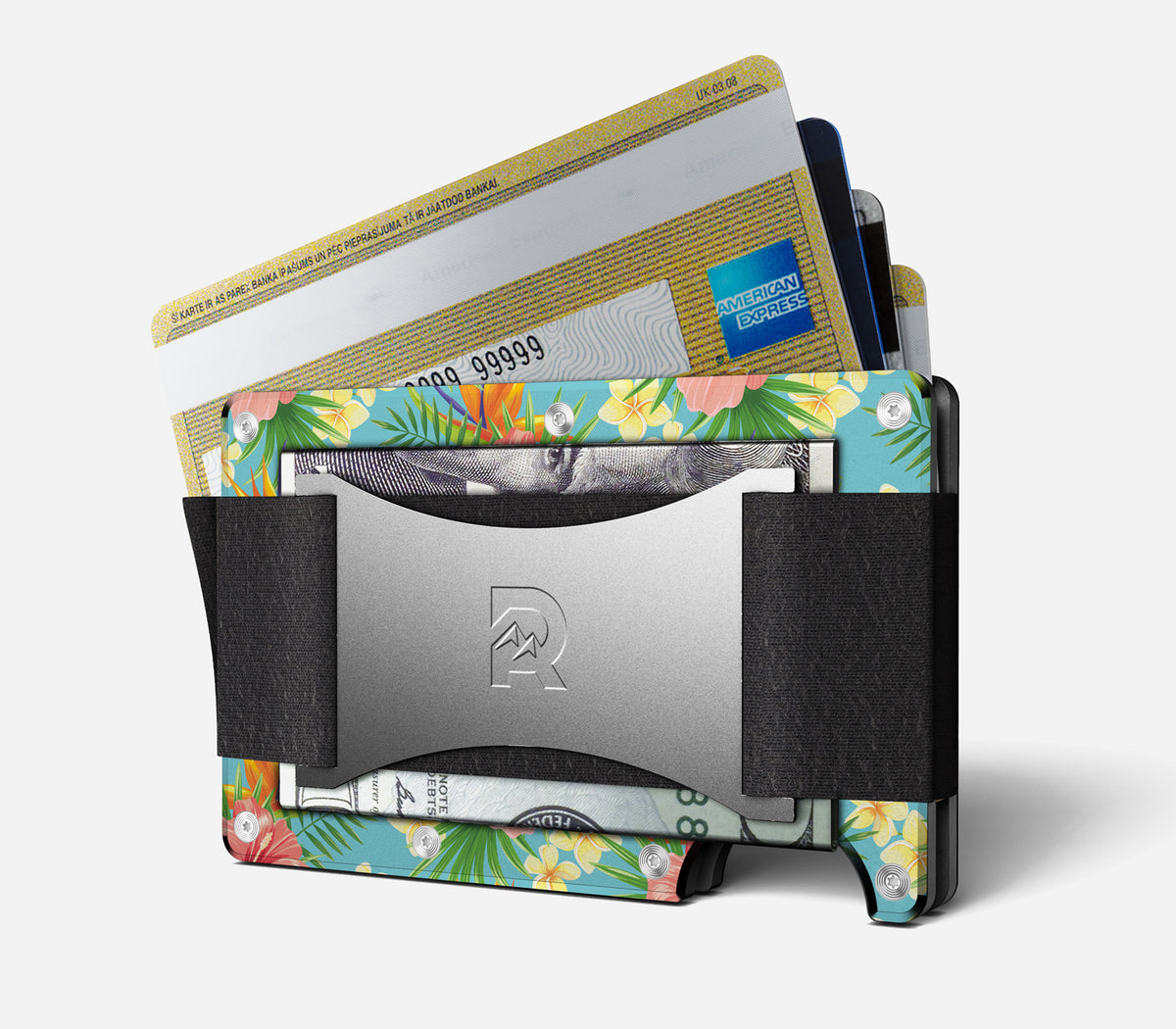 Vibrant Tropical Wallet — High-Grade Aluminum // The Ridge